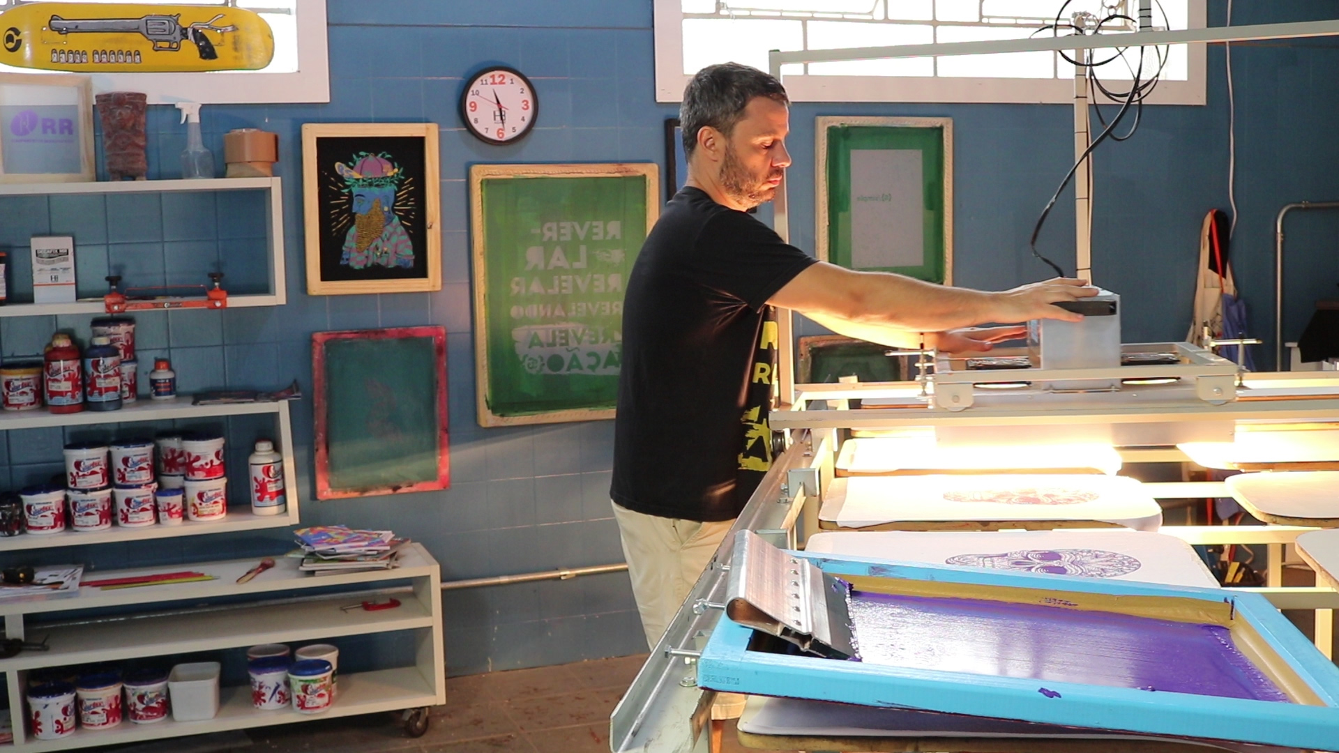 Curso de Silk Screen - Serigrafia